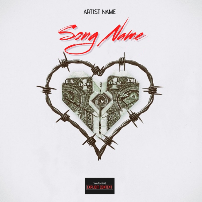 mixtape cover art design template | PosterMyWall