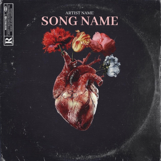 mixtape cover art design template | PosterMyWall