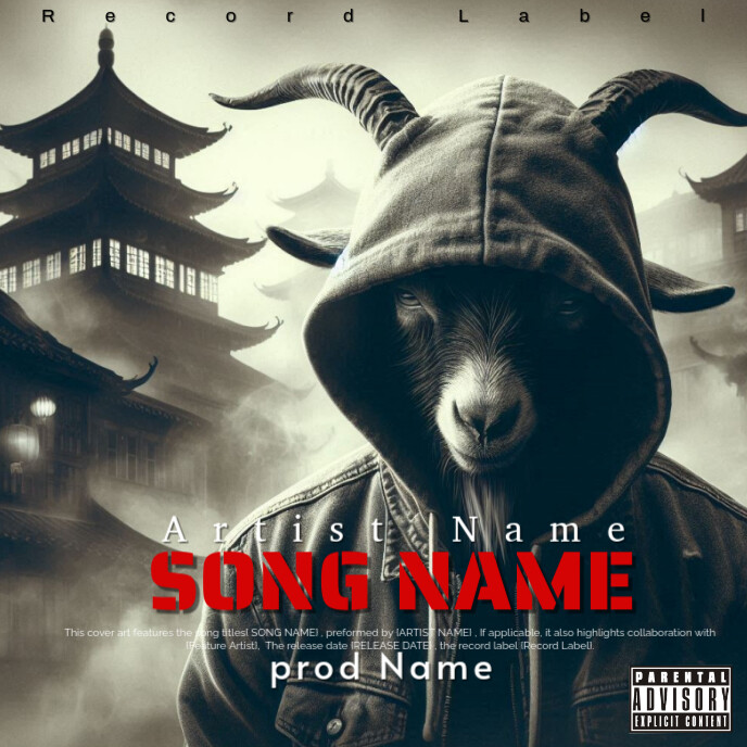 Mixtape Cover Template | PosterMyWall