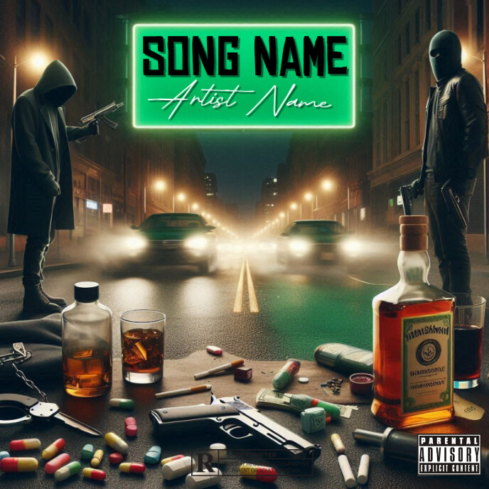 Mixtape Cover Template | PosterMyWall