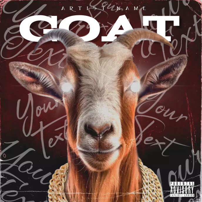 mixtape cover goat Template | PosterMyWall