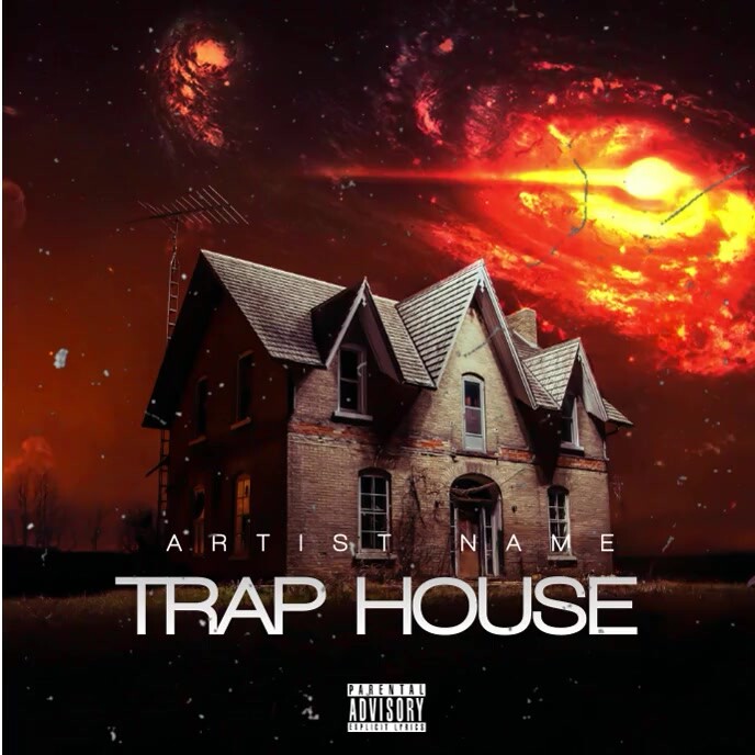 Copy of mixtape cover trap house | PosterMyWall