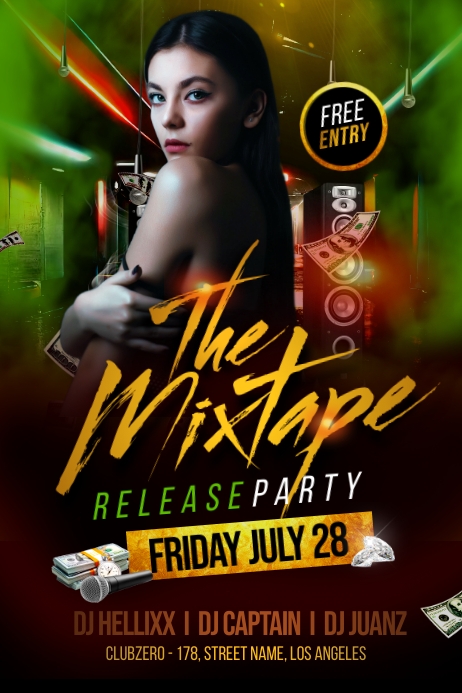 Copy of mixtape party | PosterMyWall