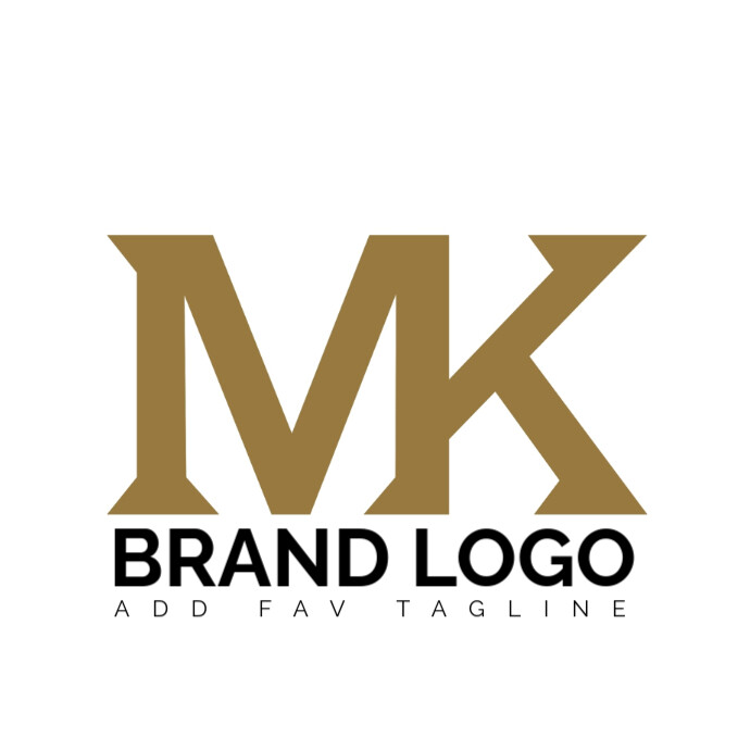 Plantilla de MK LOGO | PosterMyWall