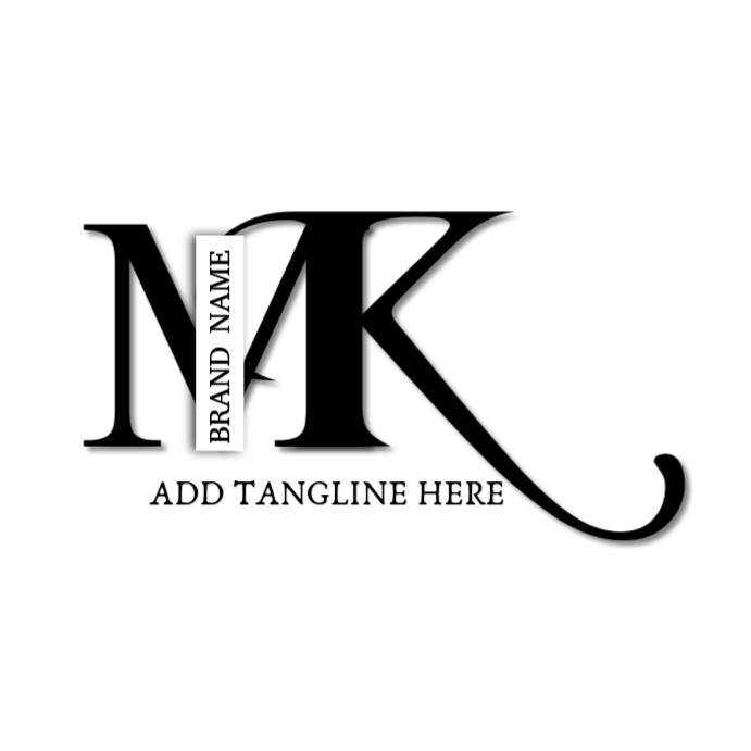 MK Logo Template | PosterMyWall