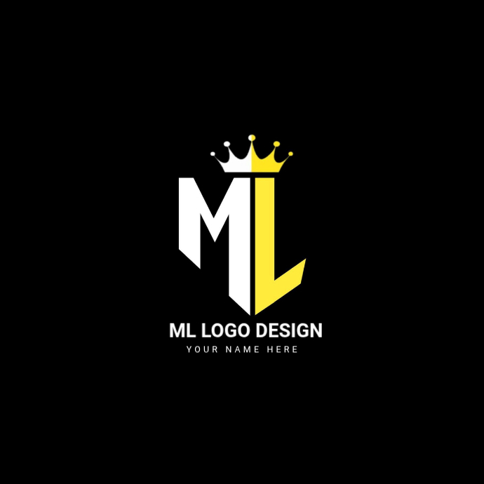 ML Logo Design Template | PosterMyWall