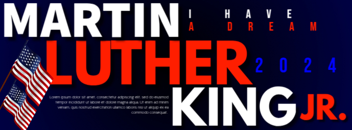 MLK Day Banner Template | PosterMyWall