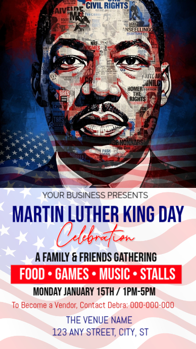 Mlk Day Closed Instagram Story Template | PosterMyWall