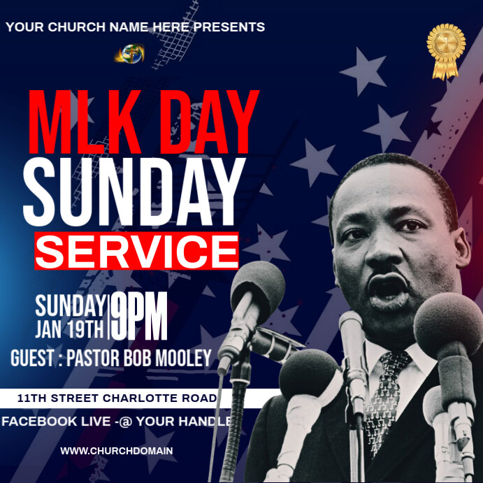 MLK Day Template | PosterMyWall