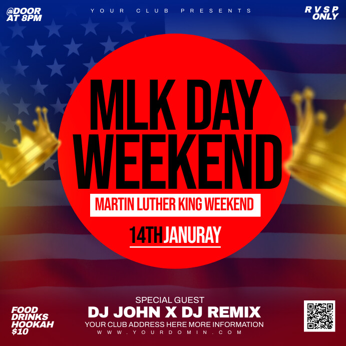 Mlk day Template | PosterMyWall