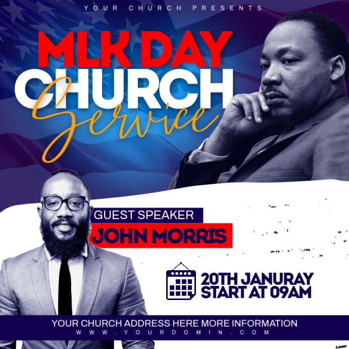 mlk day Template | PosterMyWall