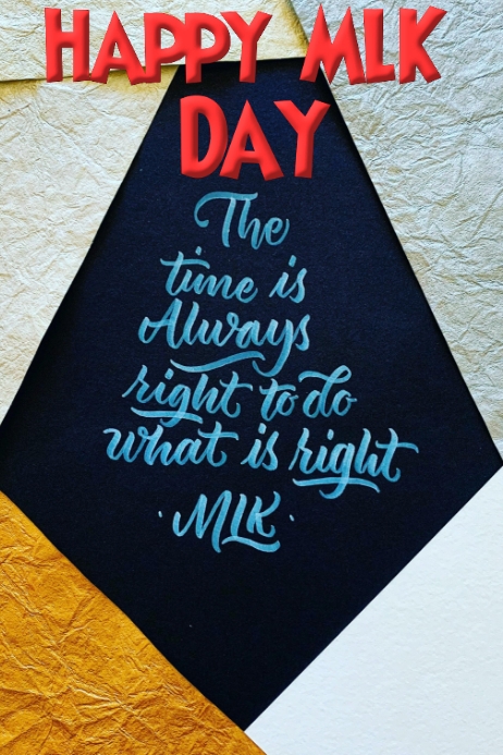 Mlk day Template | PosterMyWall