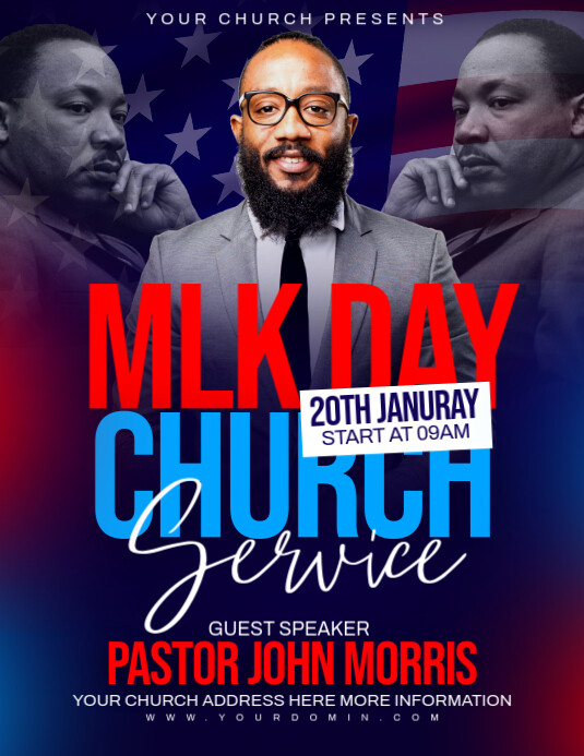 mlk day Template | PosterMyWall