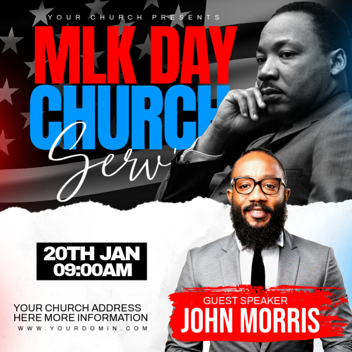 mlk day Template | PosterMyWall