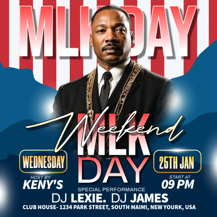 Mlk Day Template | PosterMyWall