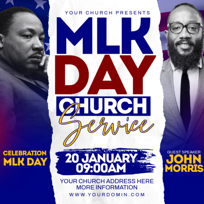 mlk day Template | PosterMyWall