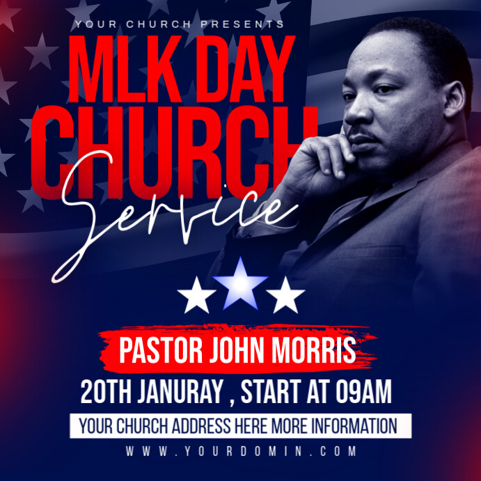 Mlk day Template | PosterMyWall