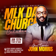 Mlk day party Instagram post Template | PosterMyWall
