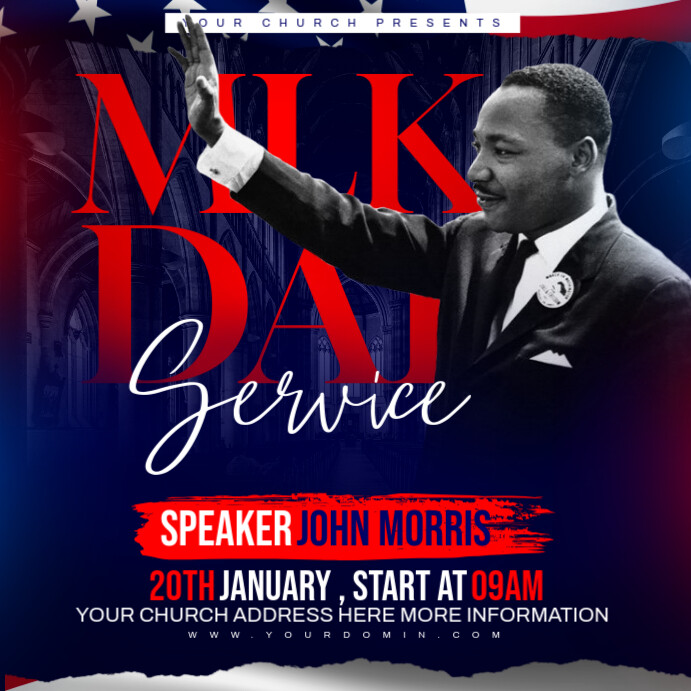 mlk day Template | PosterMyWall