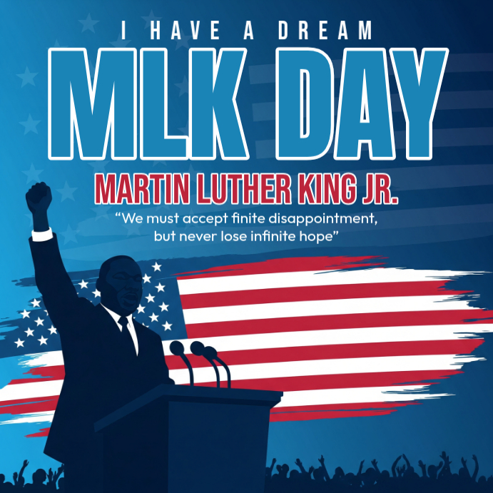 mlk day Template | PosterMyWall