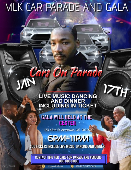 MLK DAY PARADE Template | PosterMyWall