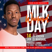 Mlk day party flyer Template | PosterMyWall