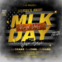 Mlk day party flyer Template | PosterMyWall