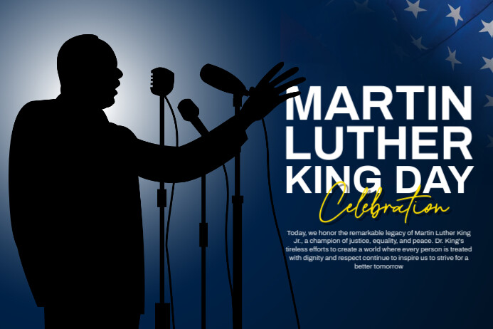 mlk day poster Template | PosterMyWall
