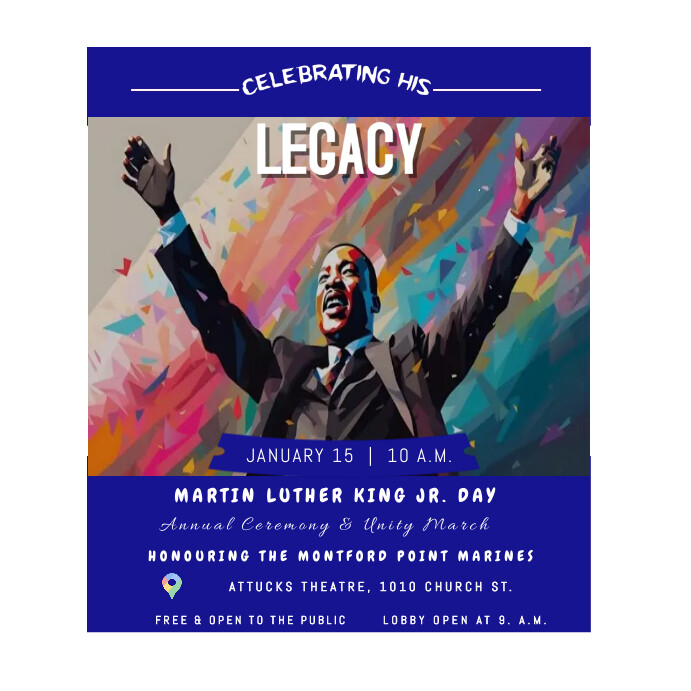 MLK DAY9 Template | PosterMyWall