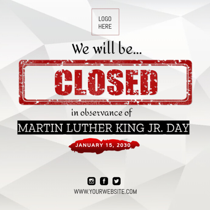 mlk instagram post Template | PosterMyWall