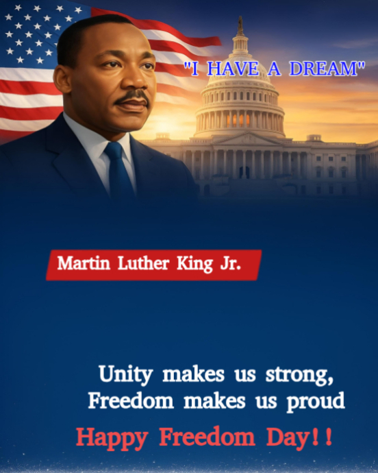 Plantilla de MLK Jr Day flyer design | PosterMyWall