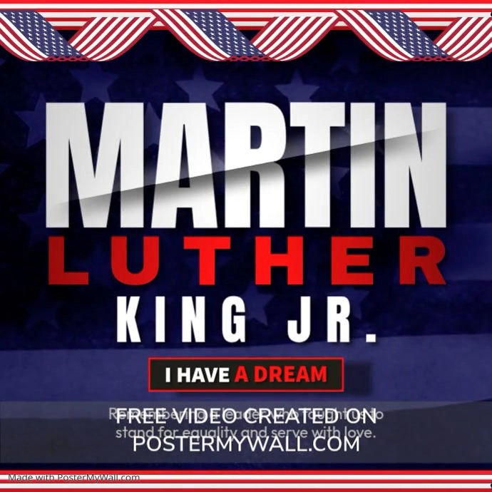 MLK Message Video Template | PosterMyWall