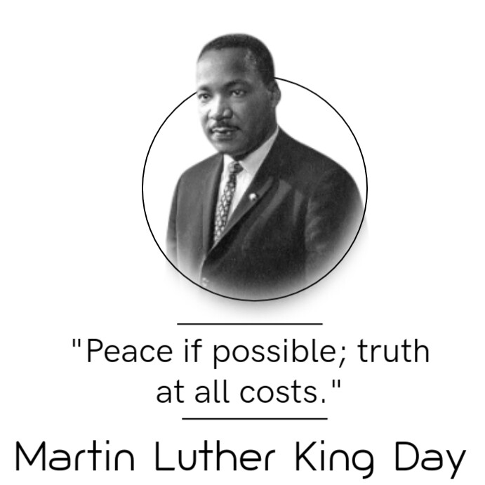 Mlk Quote Instagram Post Template | PosterMyWall