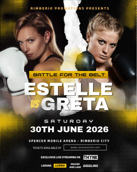 MMA and Boxing Fight Promotion Instagram Post Modelo | PosterMyWall