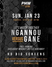 Boxing match flyer template | PosterMyWall