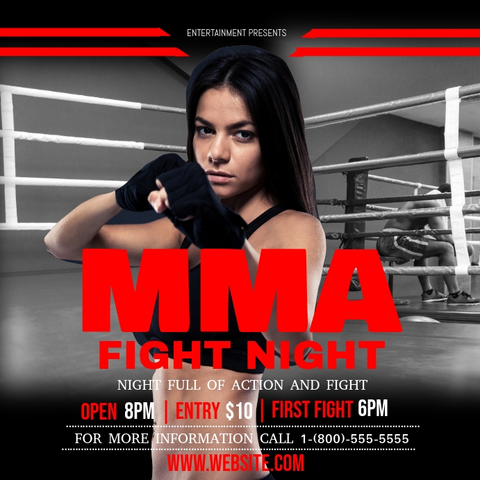 MMA Template | PosterMyWall