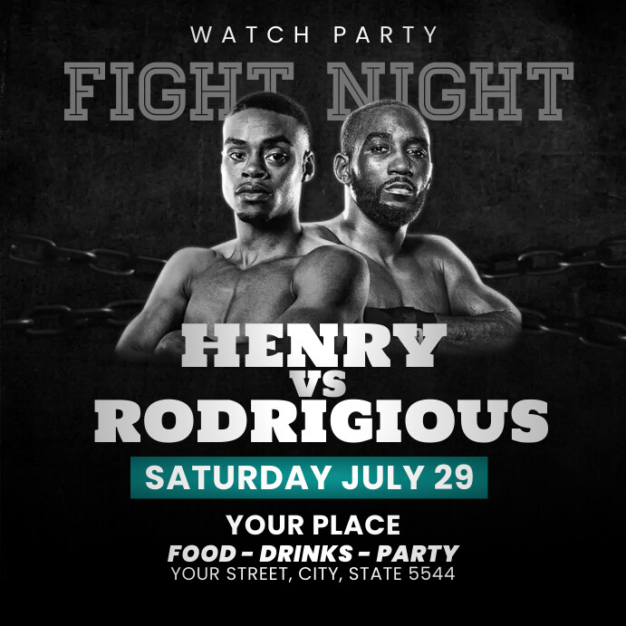 mma fighting Template | PosterMyWall