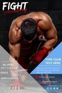 MMA poster Template | PosterMyWall