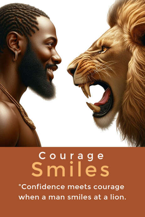 Orange Mmcourage Posters Template | PosterMyWall