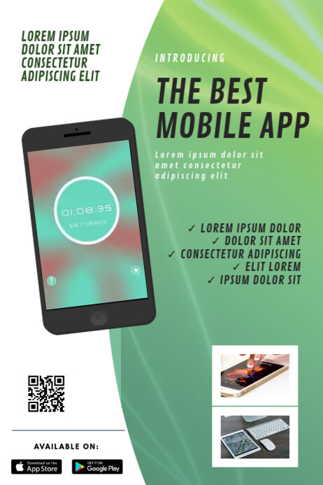 Mobile App Flyer Template | PosterMyWall