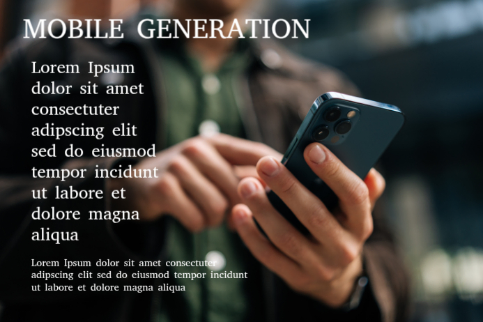 Mobile generation Template | PosterMyWall