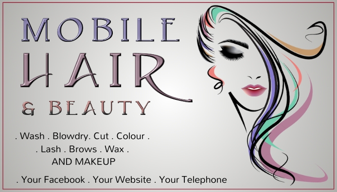 Copy of Mobile Hair | PosterMyWall