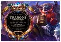 Mobile Legends Birthday Invitation Template | PosterMyWall