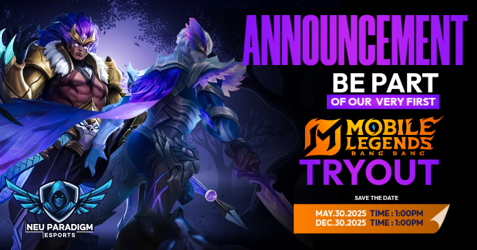 Mobile Legends Tryouts Announcement - Join Now! Template | PosterMyWall