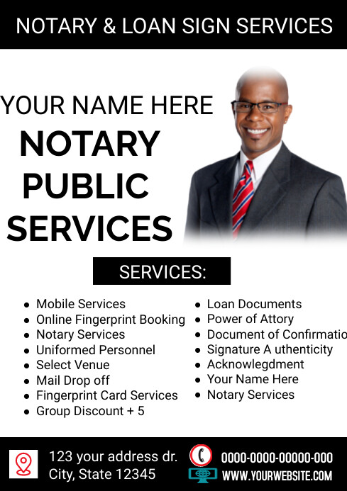 Copy of Mobile Notary flyer | PosterMyWall