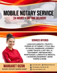 Mobile Notary Public Flyer Template | PosterMyWall