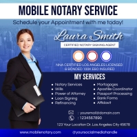 Mobile Notary Service Flyer Template | PosterMyWall