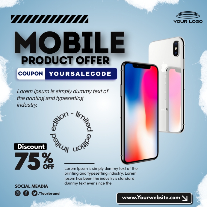 Copy of Mobile Phone Sale | PosterMyWall