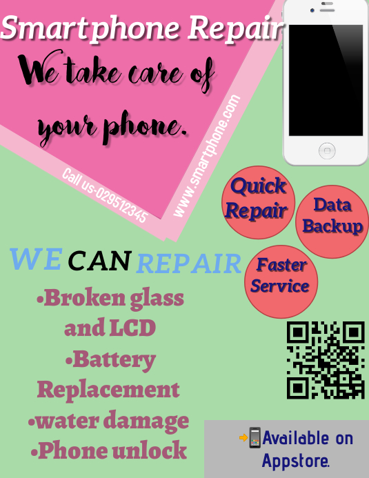 Copy of Mobile repair | PosterMyWall