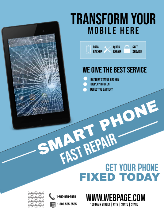 Mobile Repair Template | PosterMyWall